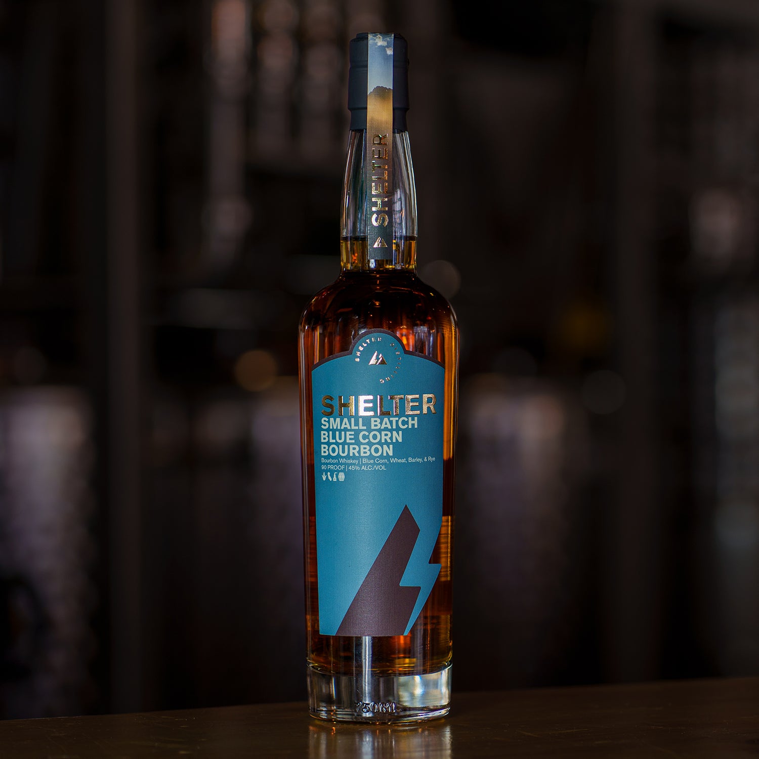 Small Batch Blue Corn Bourbon – Shelter Distilling